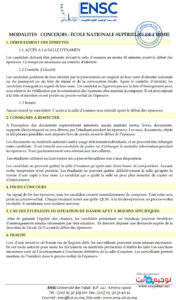 Preselction Seuil ENSC Kénitra Chimie 2022-2023 | tawjihnet