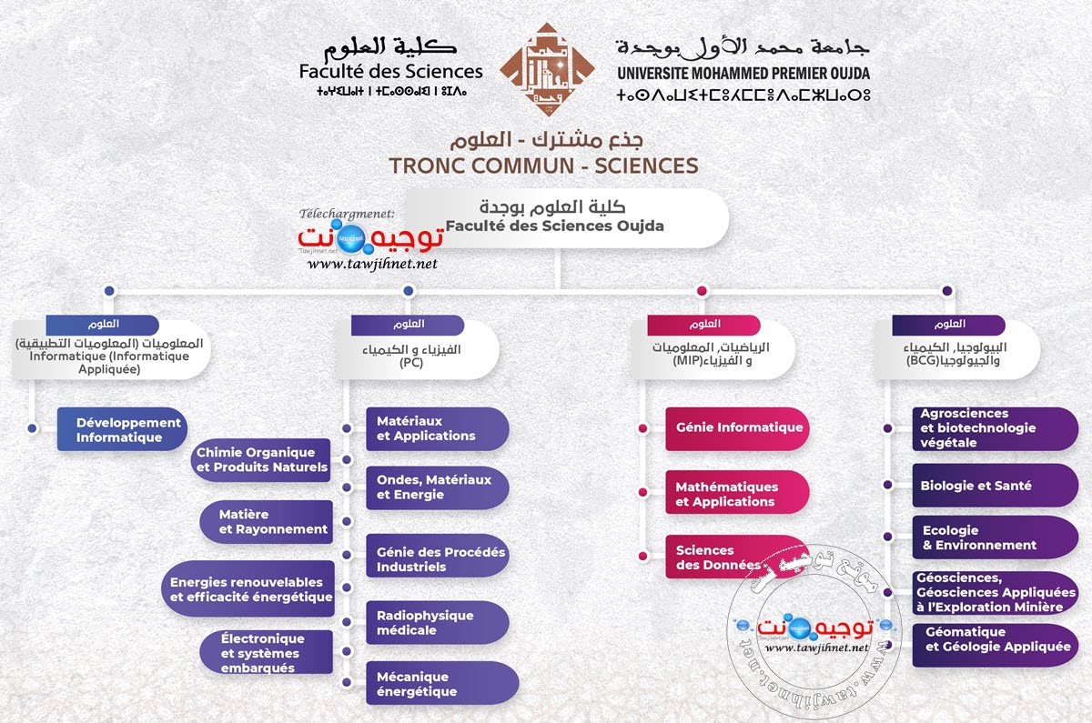 Inscription Université Facultés UMP Oujda 2024 2025 | tawjihnet